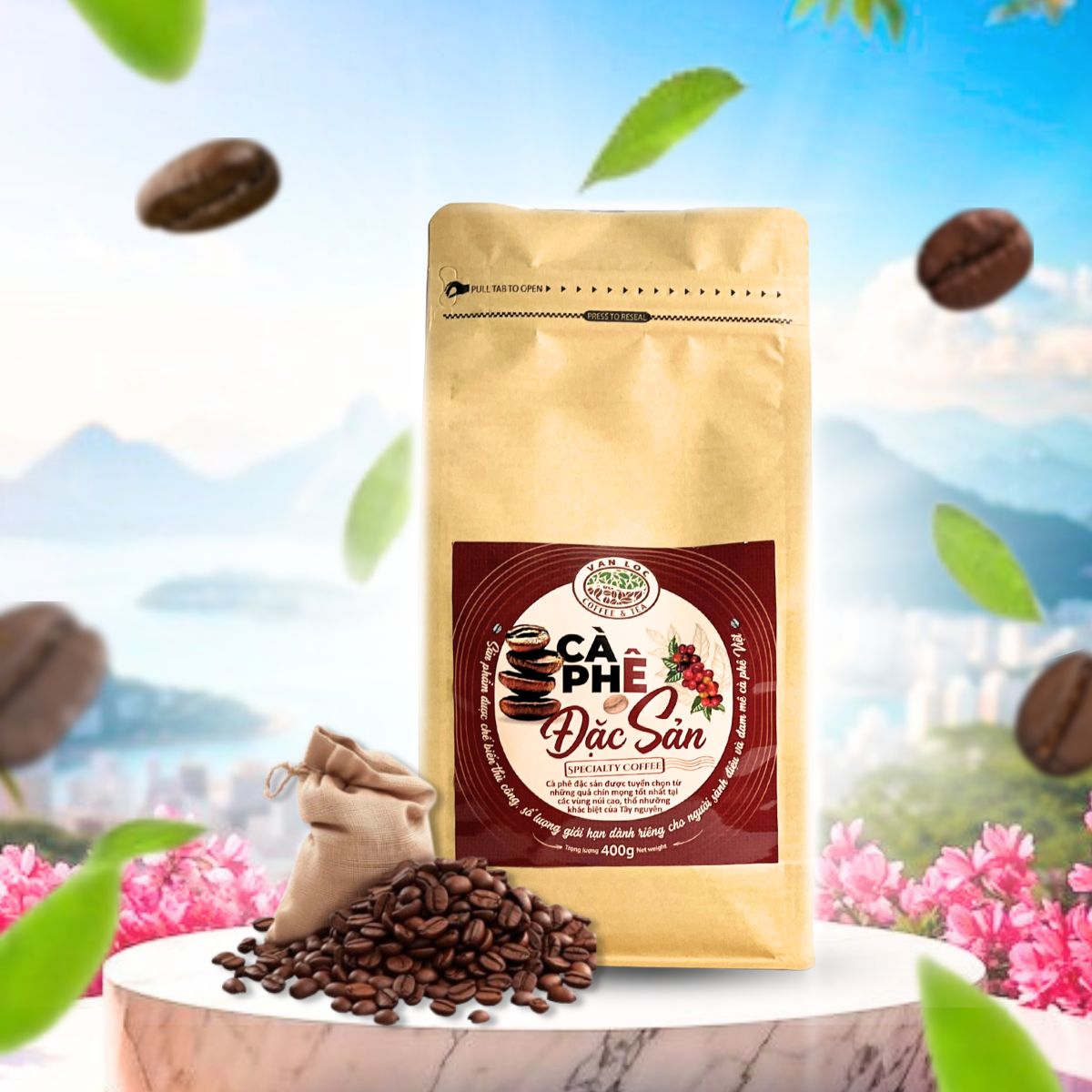 Cà Phê Đặc sản Specialty Blend (Túi Zip) – VLDS03 (400g) - Vạn Lộc ...